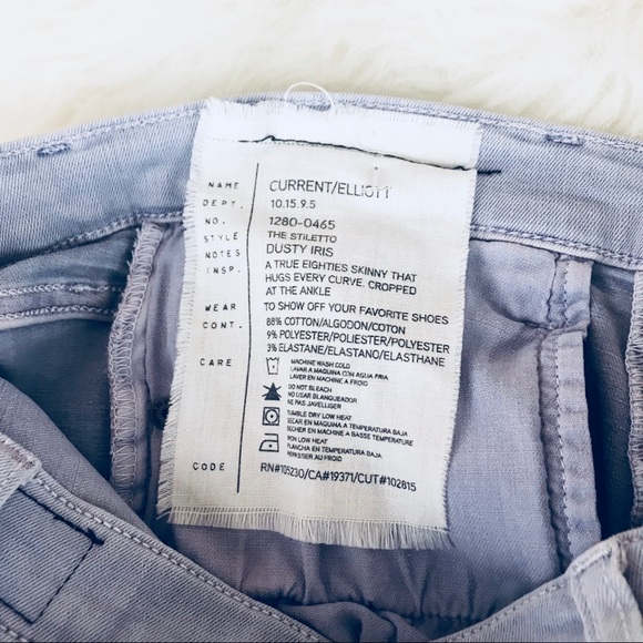 Anthropologie | Pants & Jumpsuits | Currentelliott Stiletto Skinny Jean ...